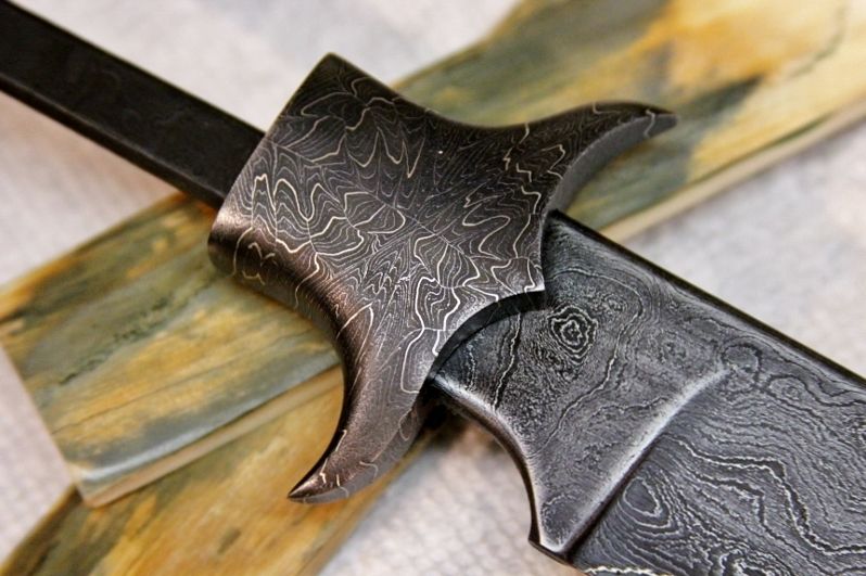 Feather damascus folder billets! | BladeForums.com
